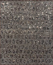 Tortoise Shell Charcoal | New Moon Rugs
