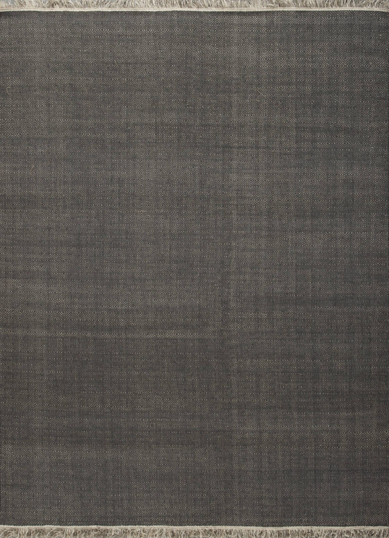 Textures 16 Charcoal | New Moon Rugs